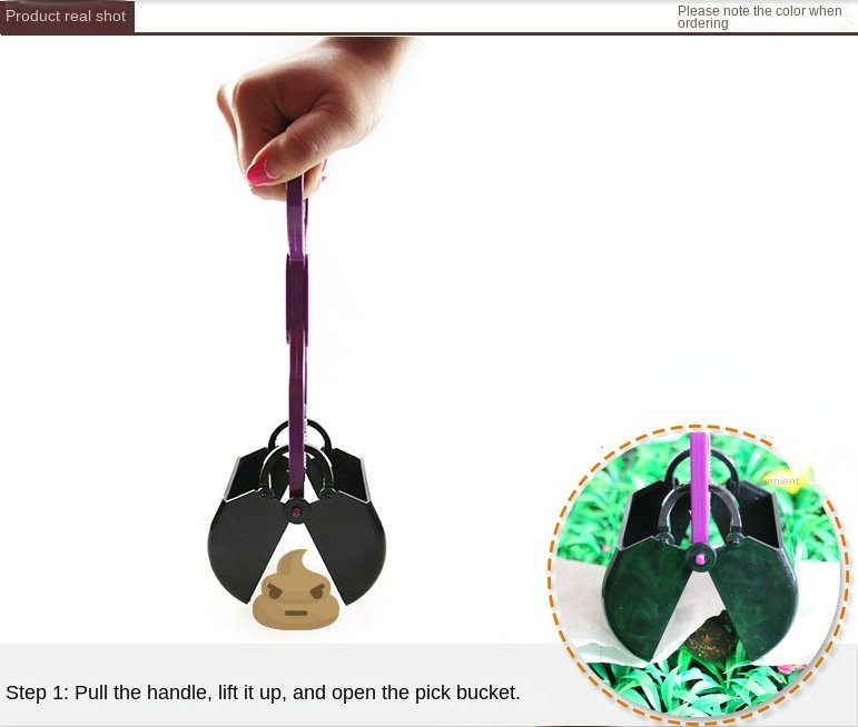 Dog pooper Picker Shovel Poop Picker Feces Collector Pet Pooper Scooper ...